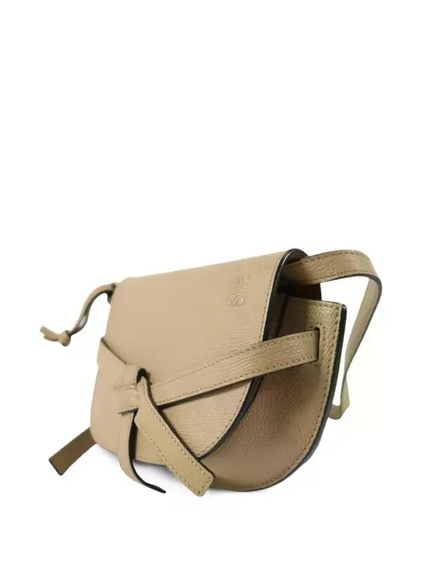 Loewe Mini Gate Shoulder Bag - Neutrals
