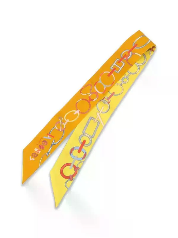 Hermès Twilly Scarf - Orange