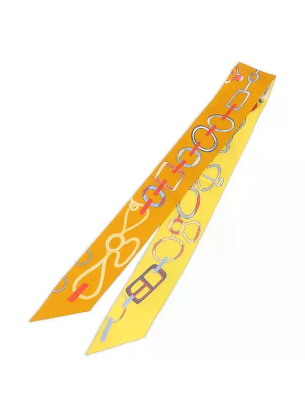 Hermès Twilly Scarf - Orange
