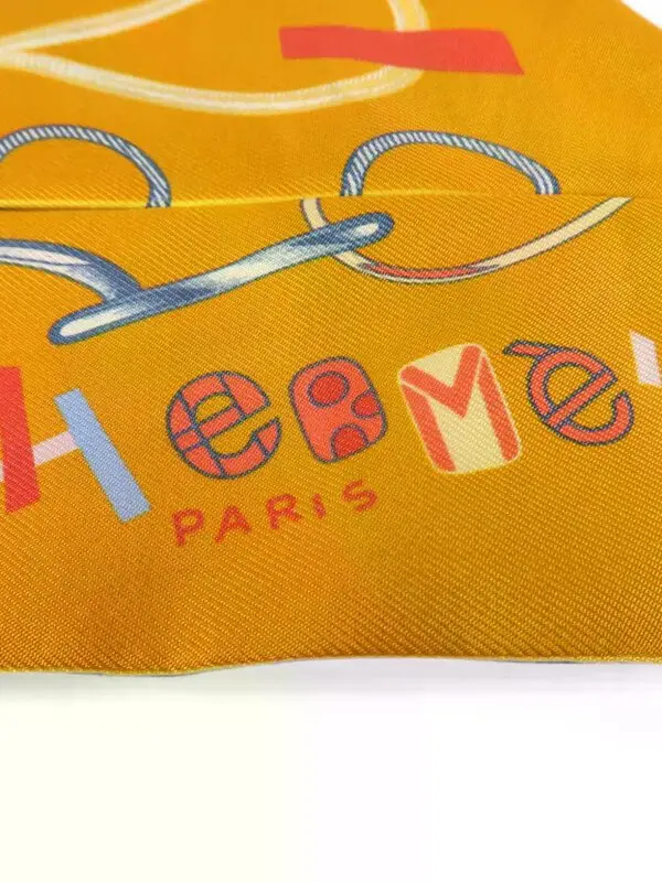 Hermès Twilly Scarf - Orange