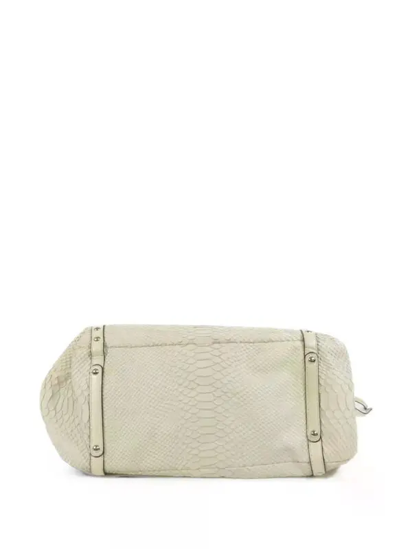 COACH VINTAGE Snake-effect Turn-lock Shoulder Bag