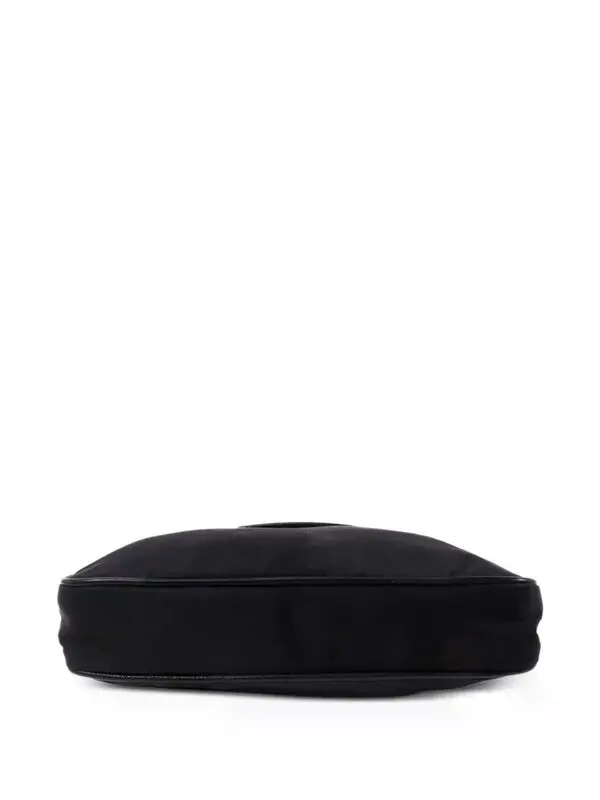 Prada Logo Plaque Shoulder Bag