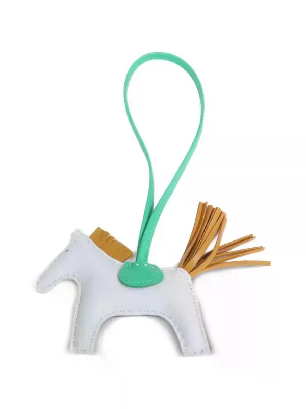 Hermès Pm Rodeo Bag Charm - Blue