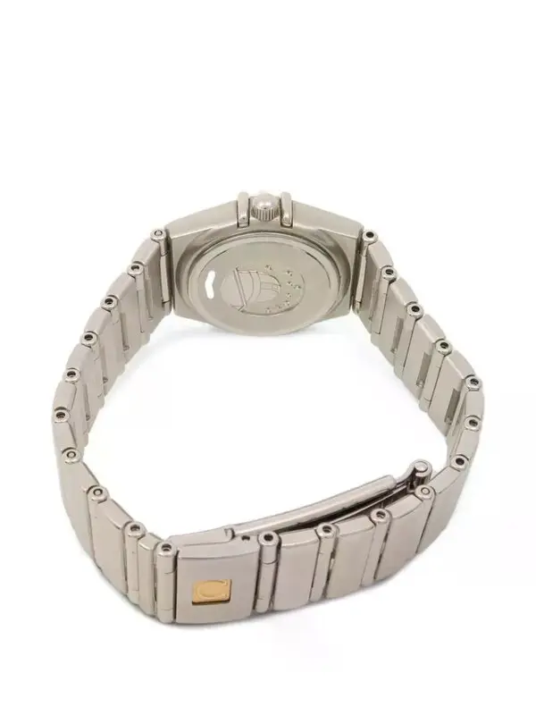 Omega Constellation Stainless Steel Quartz Watch With Roman Numeral Bezel