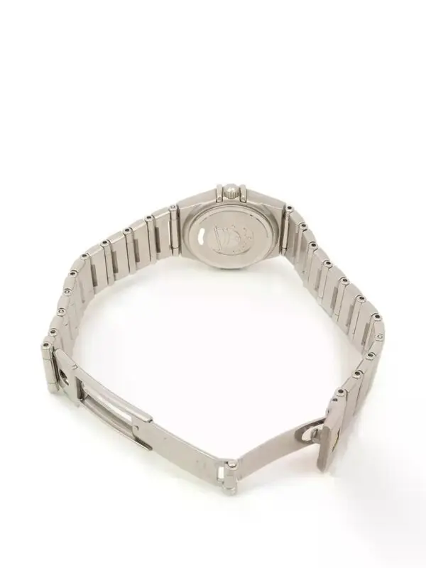 Omega Constellation Stainless Steel Quartz Watch With Roman Numeral Bezel