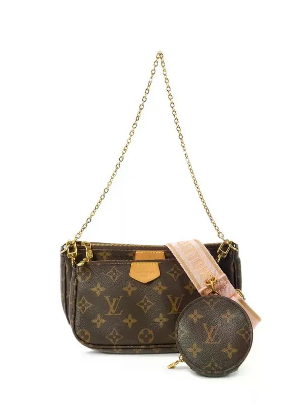 LOUIS VUITTON Multi Pochette Accessoires Monogram Shoulder Bag - Brown