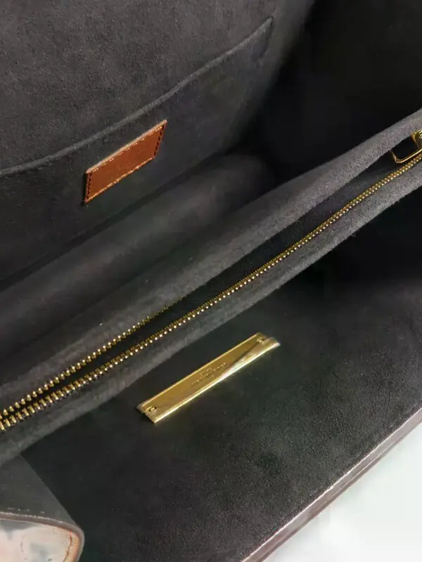 LOUIS VUITTON Dauphine Mm Monogram Reverse Shoulder Bag - Brown
