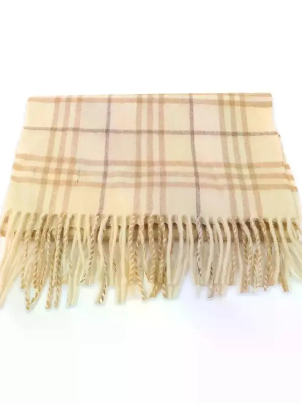 Burberry Check Cashmere Scarf