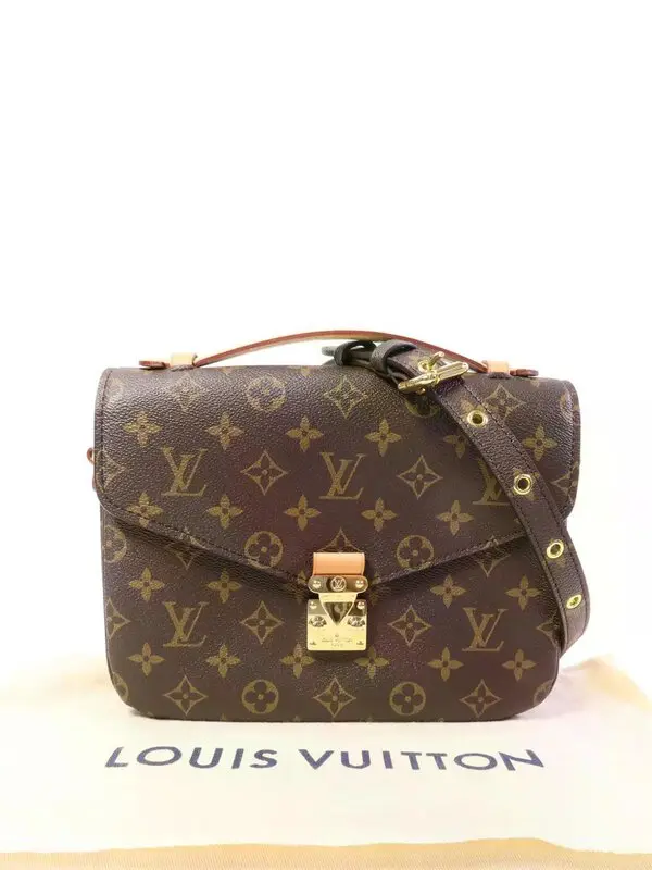 LOUIS VUITTON Monogram Canvas Pochette Metis Messenger Bag - Brown