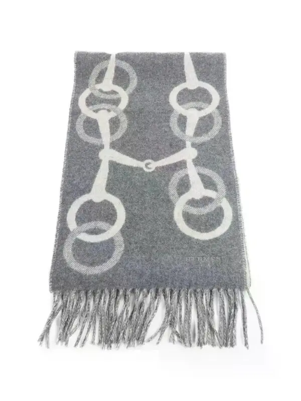 Hermès Cashmere Scarf - Grey