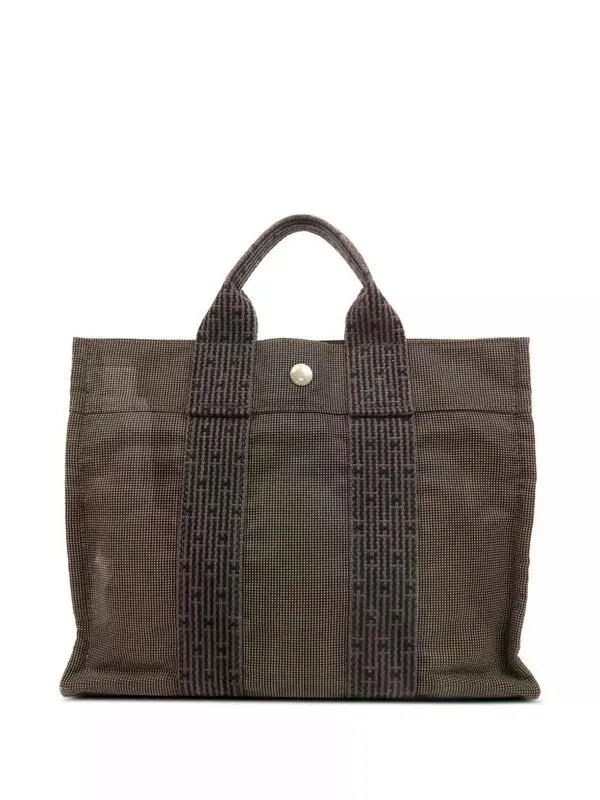 Hermès Herline Canvas Tote Bag