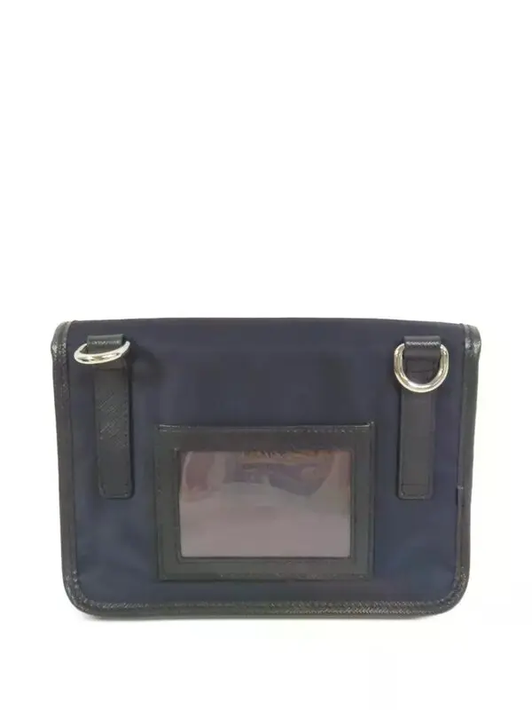 Prada Buckle Fastening Shoulder Bag - Blue