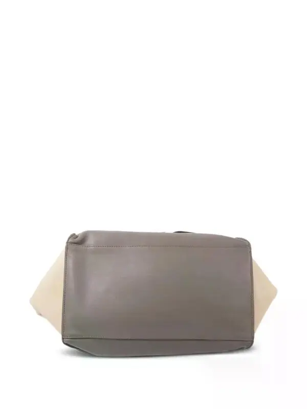 Celine Trapeze Two-way Calfskin Tote Bag - Red