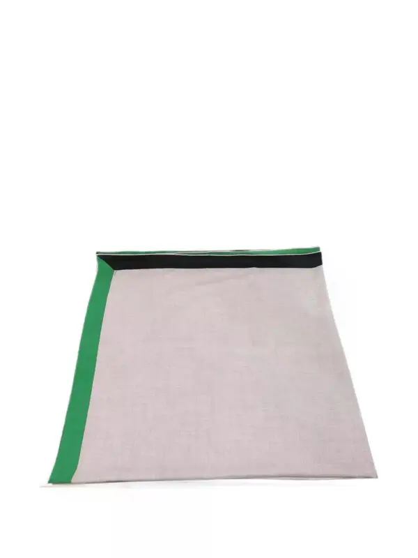 Hermès Herringbone-pattern Scarf - Grey