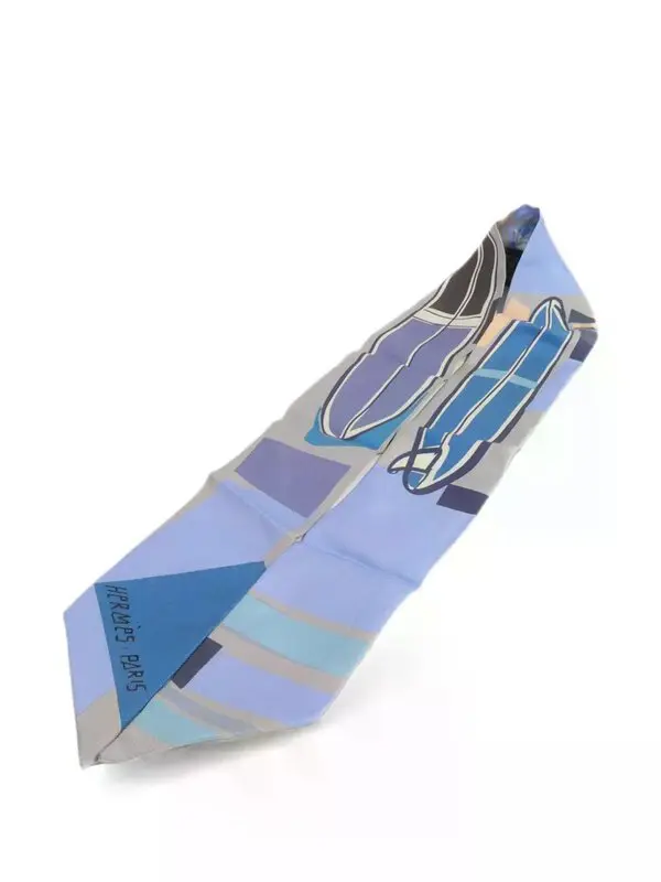 Hermès Silk Scarf - Blue