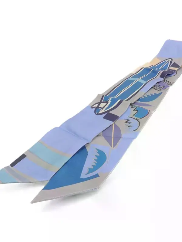 Hermès Silk Scarf - Blue