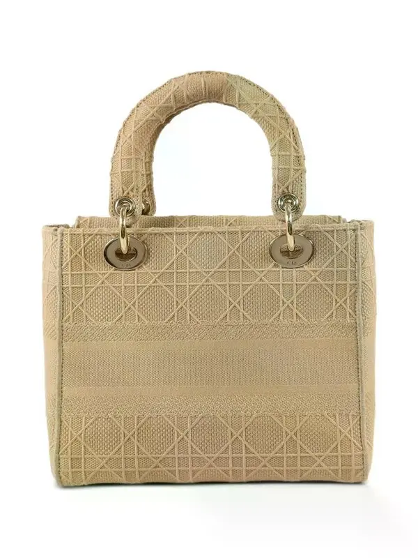 Dior Lady D-lite Tote Bag - Neutrals