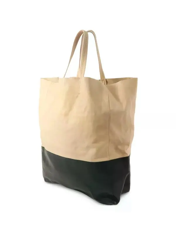 Celine Small Cabas Leather Tote Bag