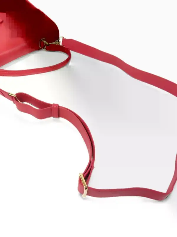 Furla Leather Shoulder Bag With Push-lock Clasp - Red