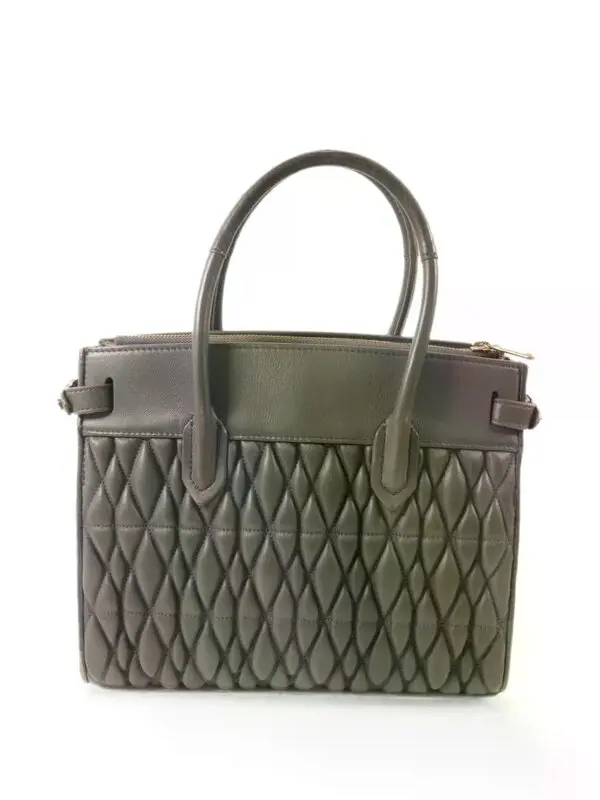 Furla Quilted Leather Tote Bag