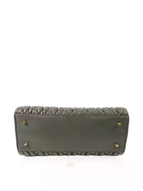 Furla Quilted Leather Tote Bag
