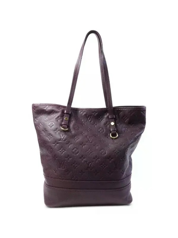 LOUIS VUITTON Citadine Pm Monogram Empreinte Tote Bag - Purple