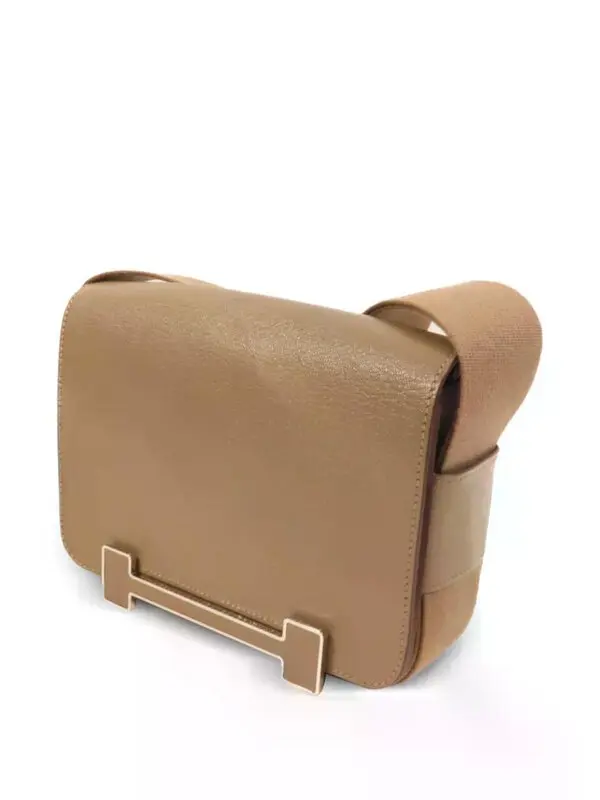 Hermès Geta Calfskin Shoulder Bag - Brown