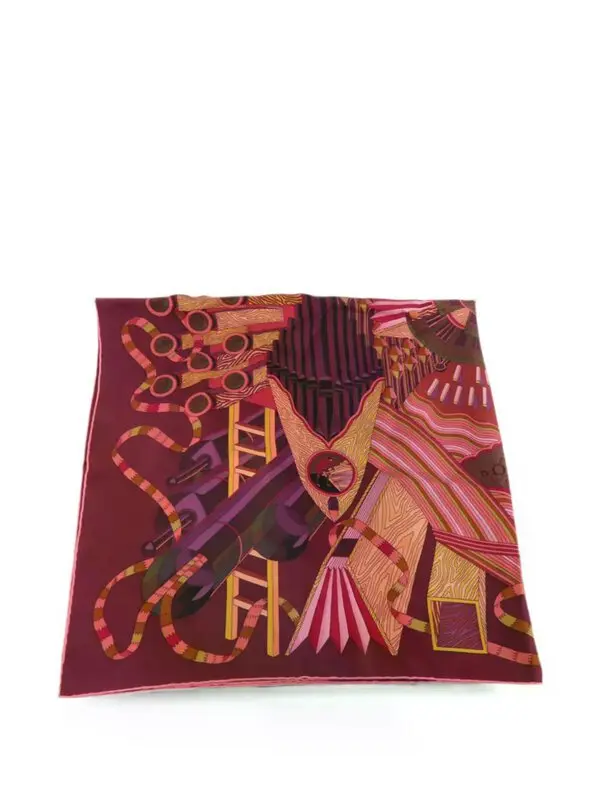 Hermès Silk Scarf - Purple