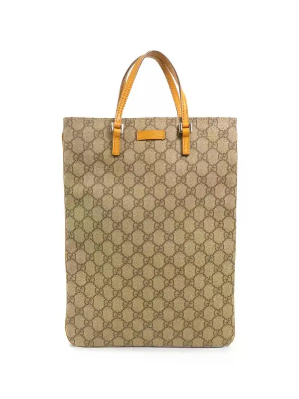 Gucci Gg Supreme Tote Bag - Neutrals