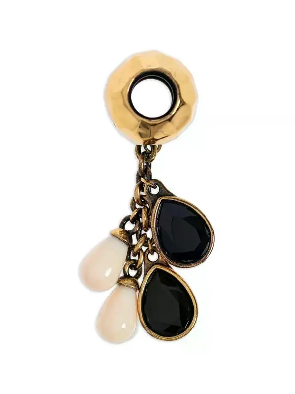 Chloé Charm Embellished Brass Bracelet