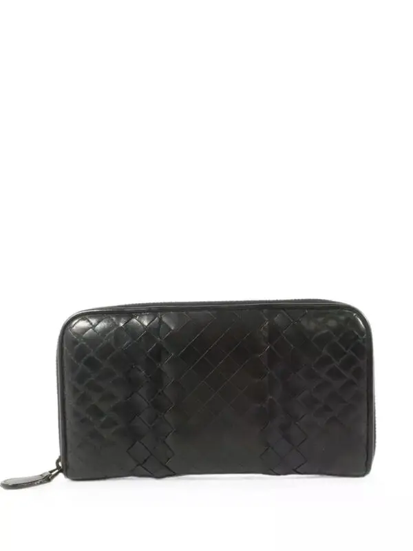 Bottega Veneta Lambskin Wallet - Black