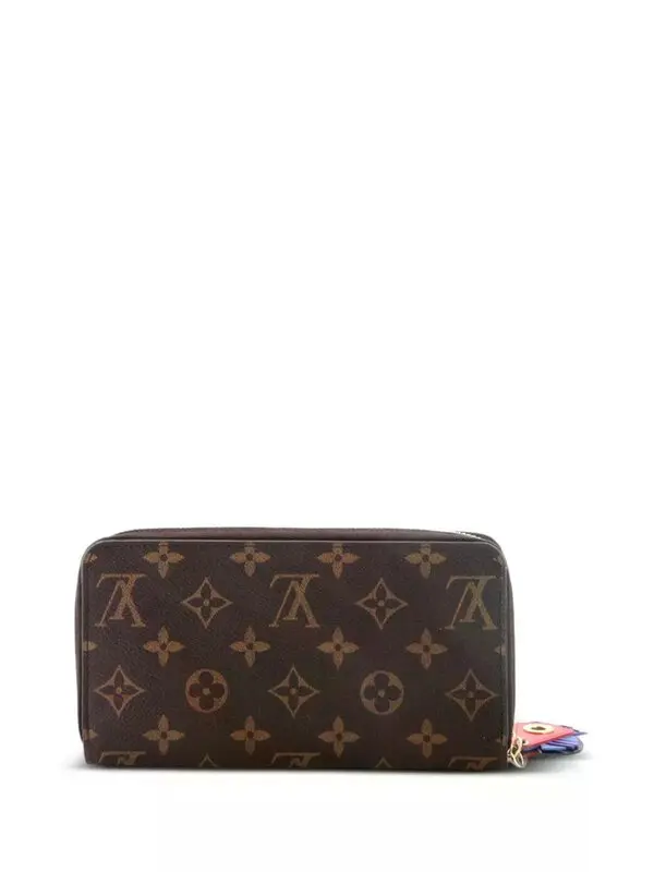 LOUIS VUITTON Zippy Wallet Limited Edition Totem Monogram Canvas Small Wallets - Brown