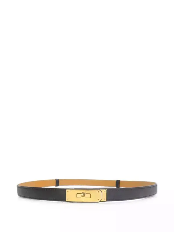 Hermès 2025 Kelly 18 Leather Belt - Black