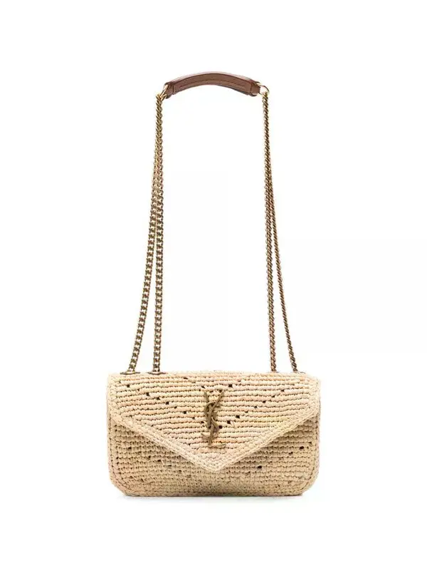 Saint Laurent Mini Lou Lou Shoulder Bag - Neutrals