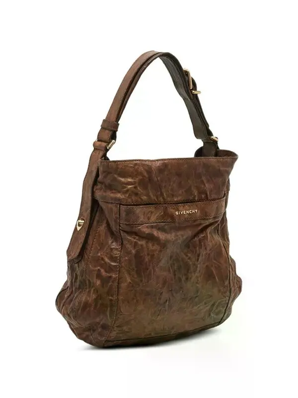Givenchy Distressed Leather Shoulder Bag