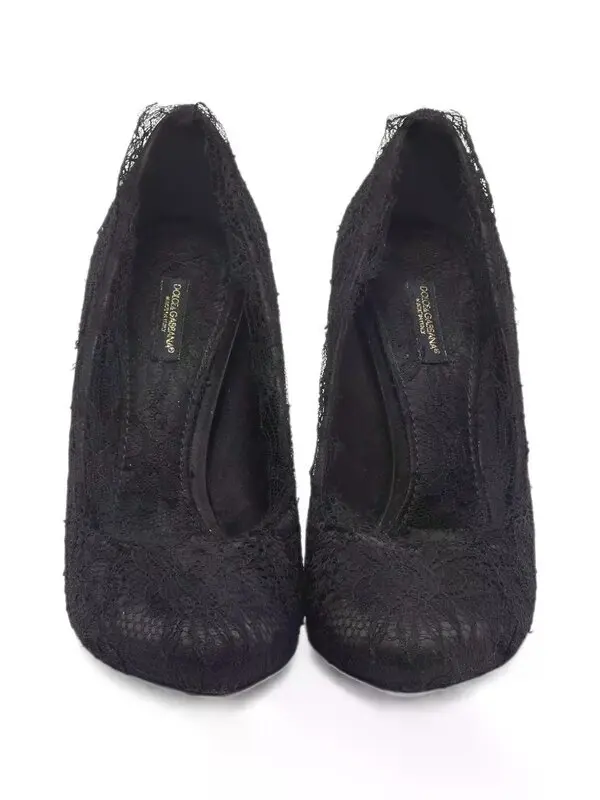 Dolce & Gabbana Lace Trim Stiletto Pumps
