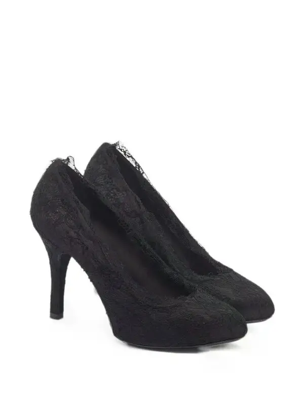 Dolce & Gabbana Lace Trim Stiletto Pumps