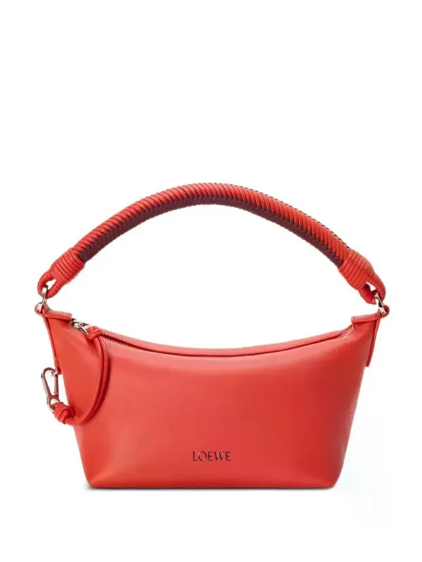 Loewe Mini Cala Braided-handle Leather Tote Bag