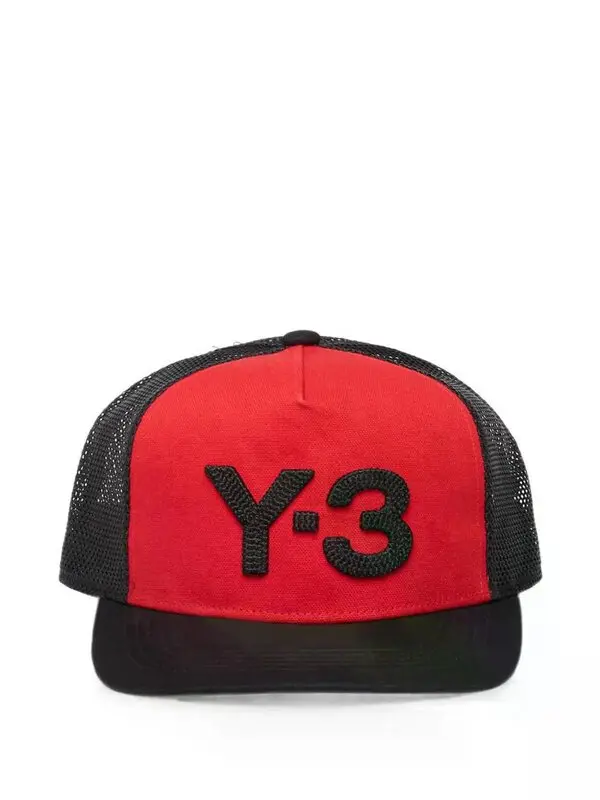 Y3 Logo-embroidered Mesh-panel Trucker Cap