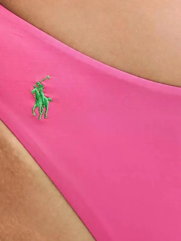 Polo Ralph Lauren Embroidered Bikini Bottoms - Pink