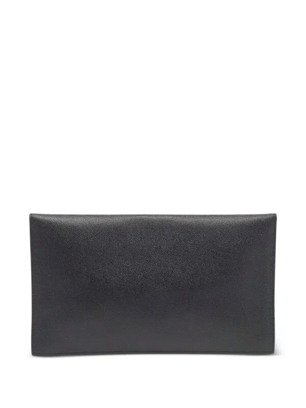 Saint Laurent Uptown Leather Clutch Bag - Black