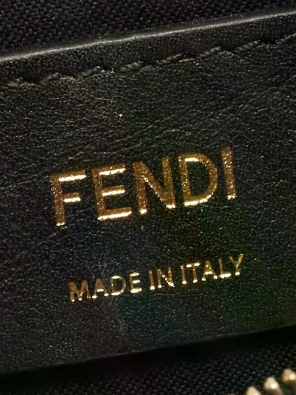 Fendi F Is Leather Clutch Bag