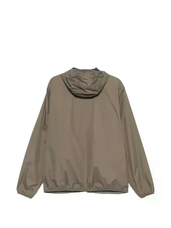 K-WAY Hooded Logo Patch Jacket
