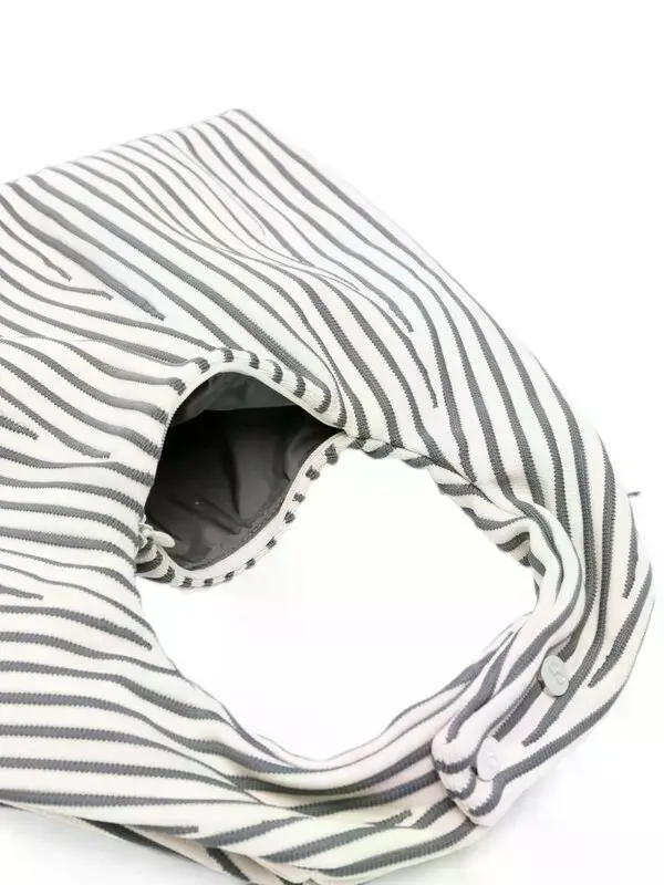 CFCL Dayfuku Pleated Striped Tote Bag - Neutrals
