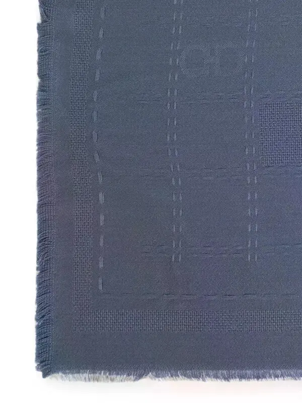 FERRAGAMO Gancini Logo-jacquard Scarf