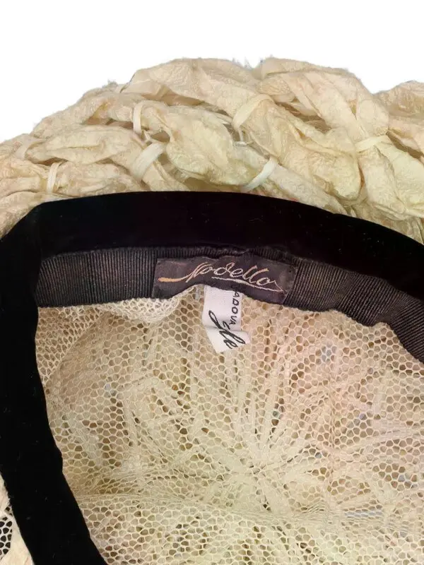 Vintage Textured Lace-up Hat