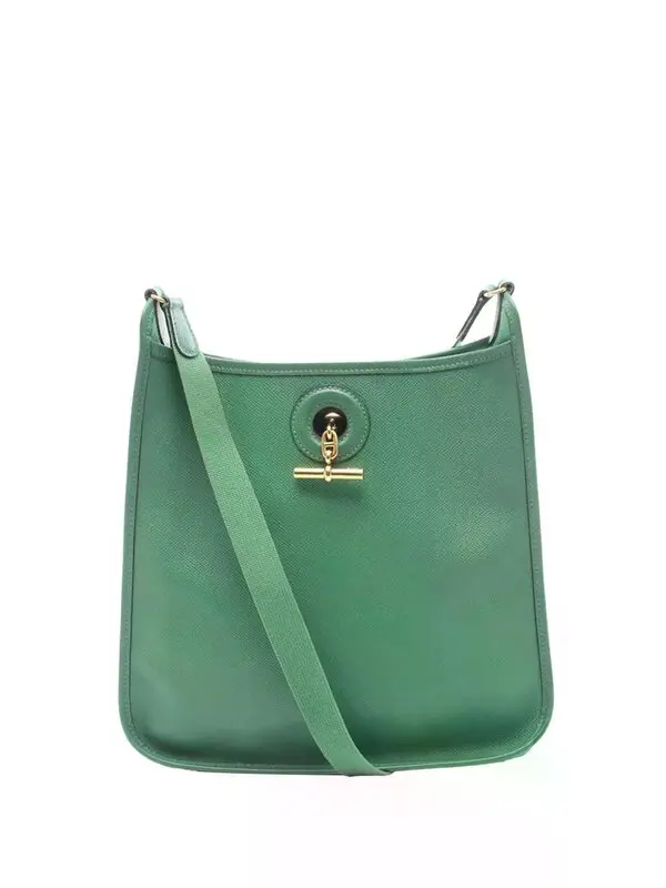 Hermès 1997 Courchevel Vespa Pm Crossbody Bag - Green