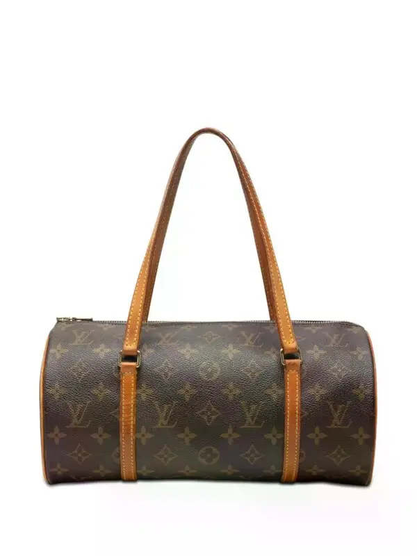 LOUIS VUITTON Monogram Papillon 30 Handbag - Brown
