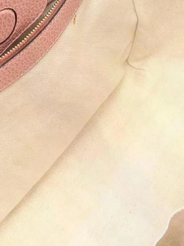 Gucci Medium Leather Swing Tote Bag - Neutrals