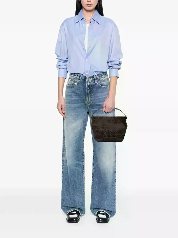 Fendi Zucchino Canvas Handbag